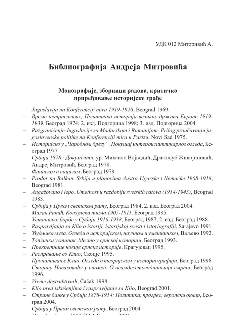 Andrej Mitrovic | PDF