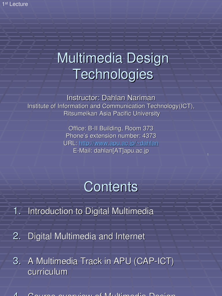 01-Introduction To Multimedia | PDF | Streaming Media | Multimedia