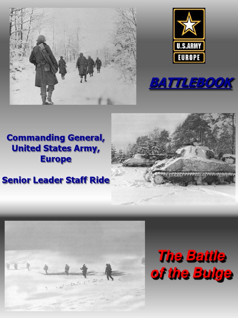 Battle of the Bulge Overview | PDF | Allies Of World War II | Battle Of ...