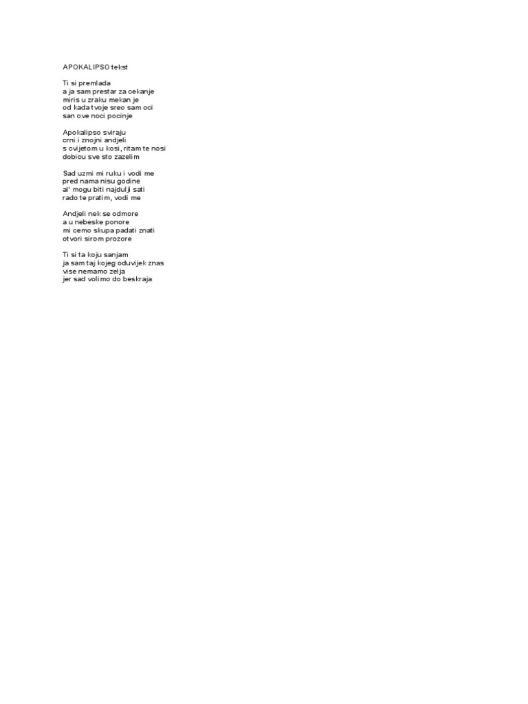 Apokalipso Tekst | PDF