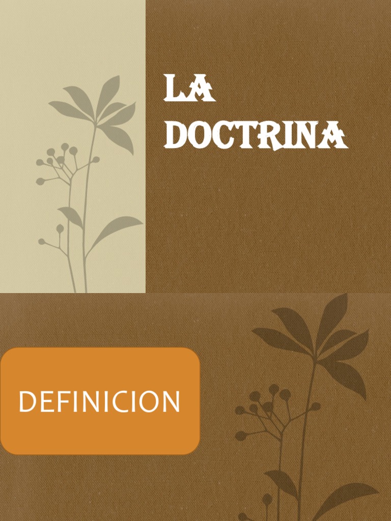Ejemplos de Doctrina en Derecho | PDF