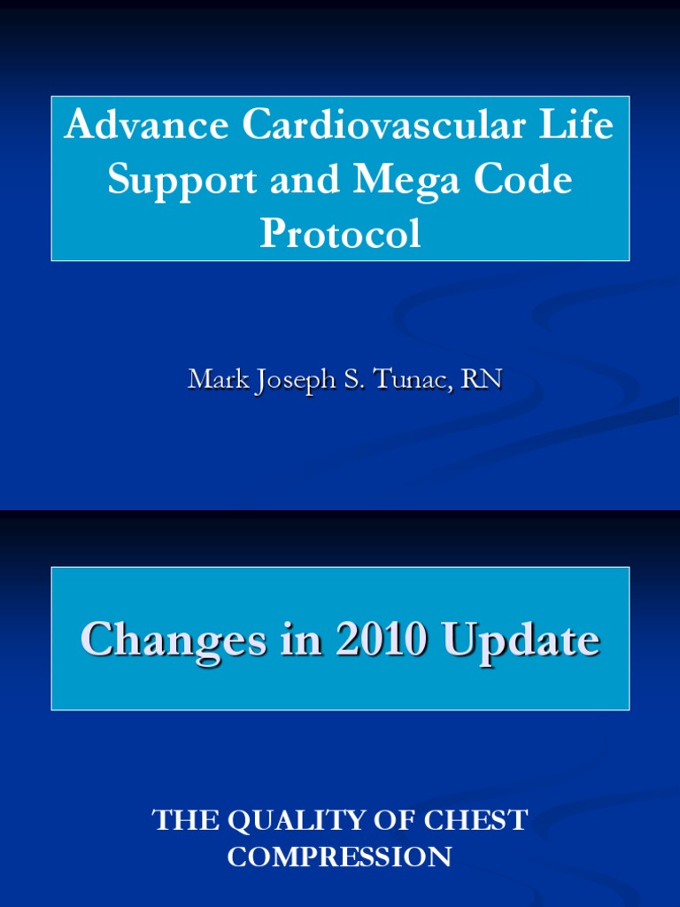 ACLS and Megacode | PDF | Cardiopulmonary Resuscitation | Cardiac Arrest