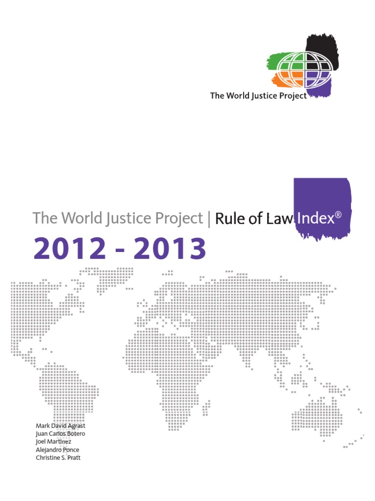 World Justice Project Rule of Law Index 2012-2013 | PDF | Survey ...