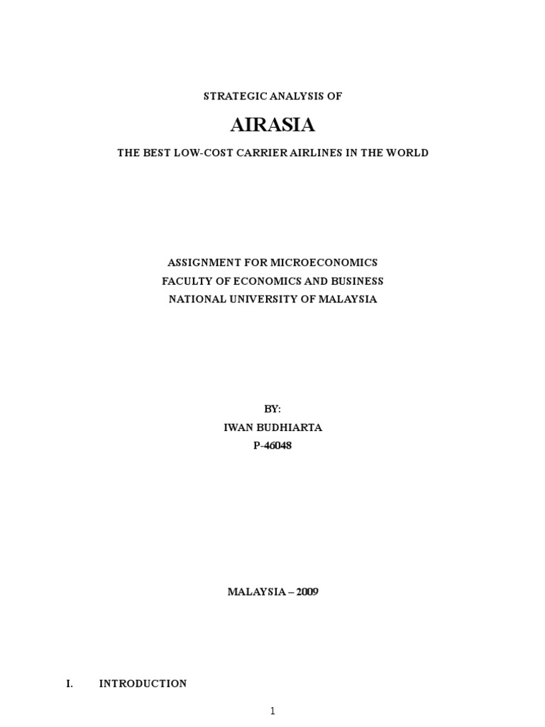 AirAsia Company Overview and Analysis | PDF | Low Cost Carrier | Airlines