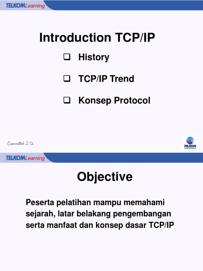 01 TCP IP Sejarah | PDF | Computer Network | New Media