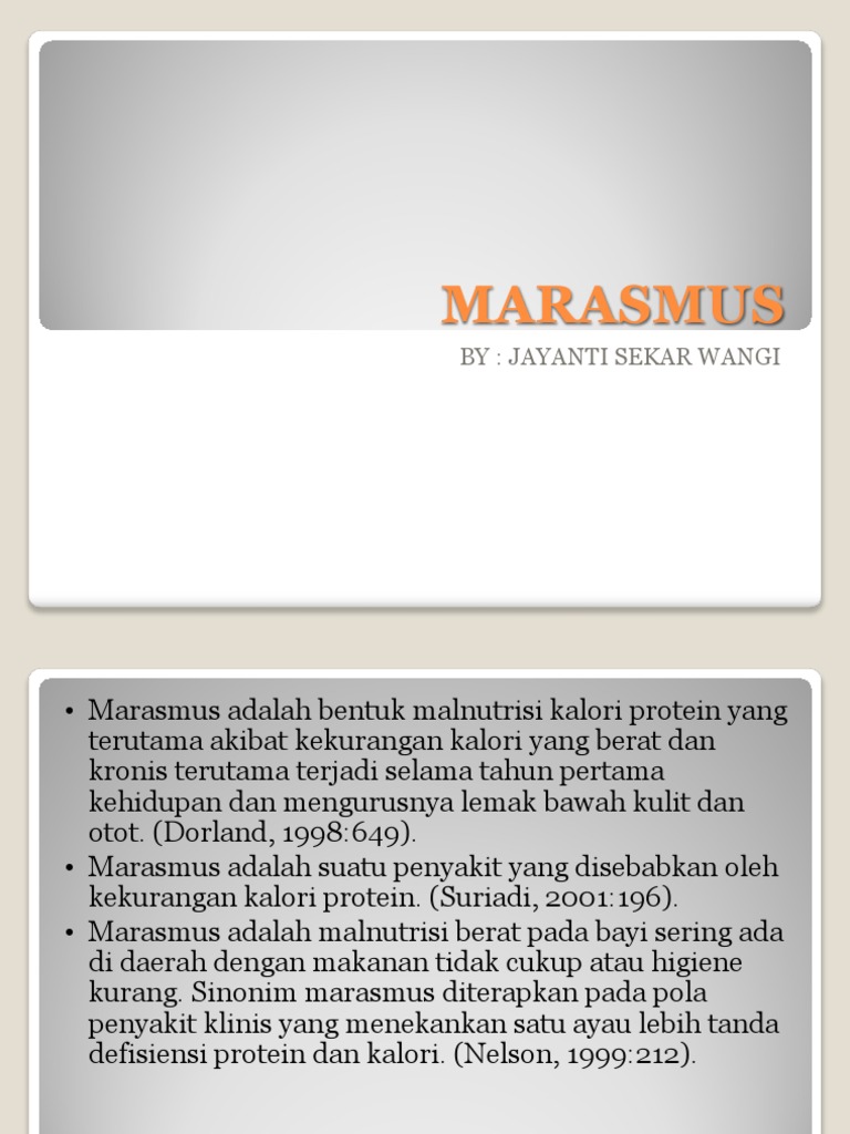 Marasmus | PDF