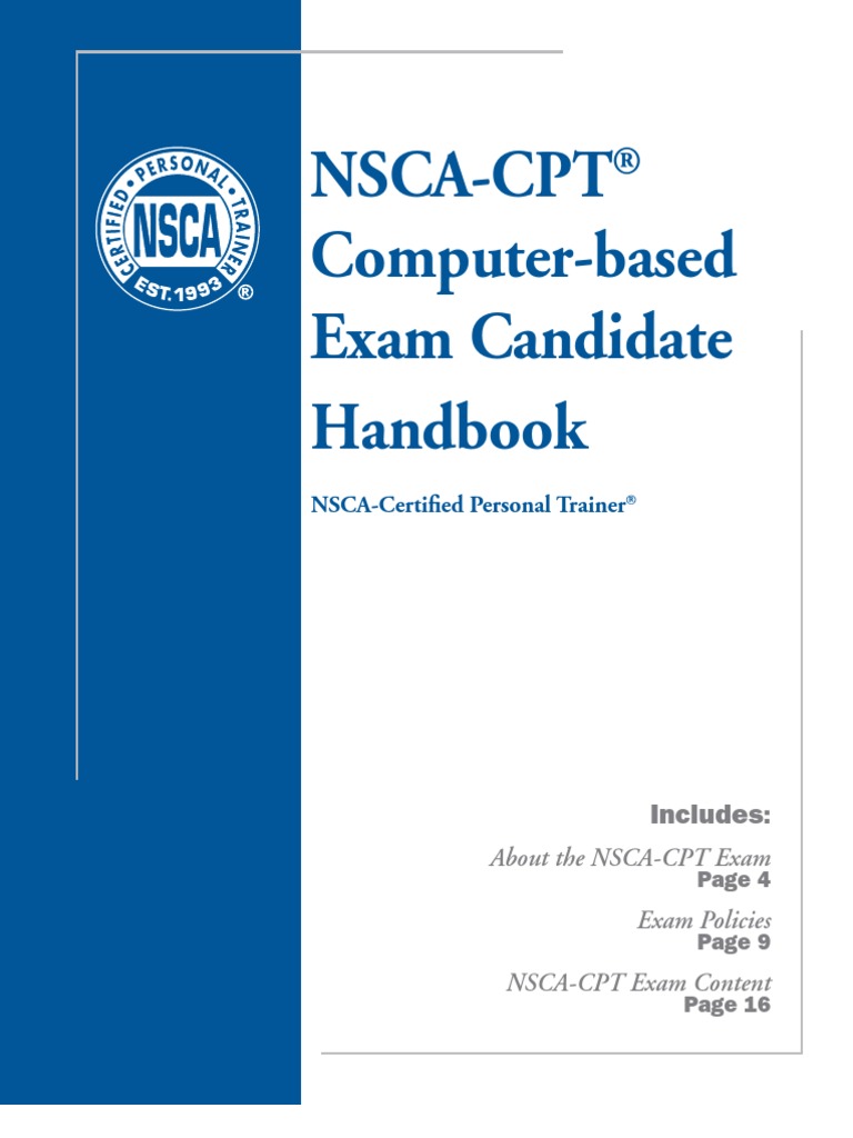 CPT CBT Handbook | PDF | Personal Trainer | Identity Document