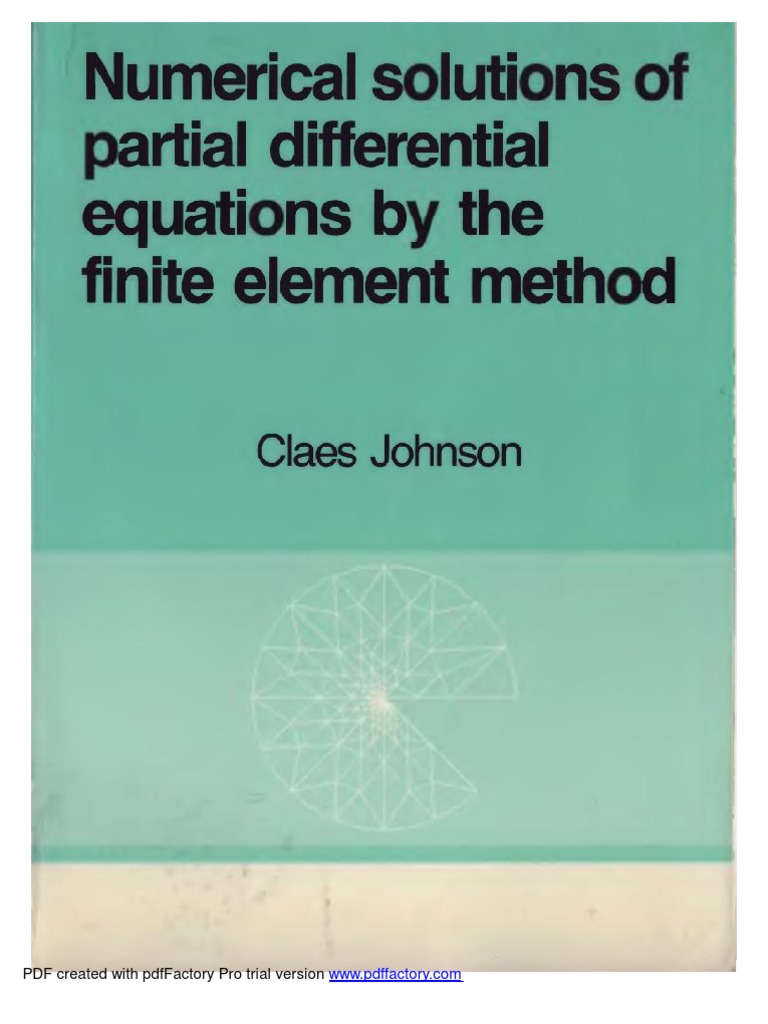 Numerical Solutions of PDE by The FEM | PDF | Differential Equations ...