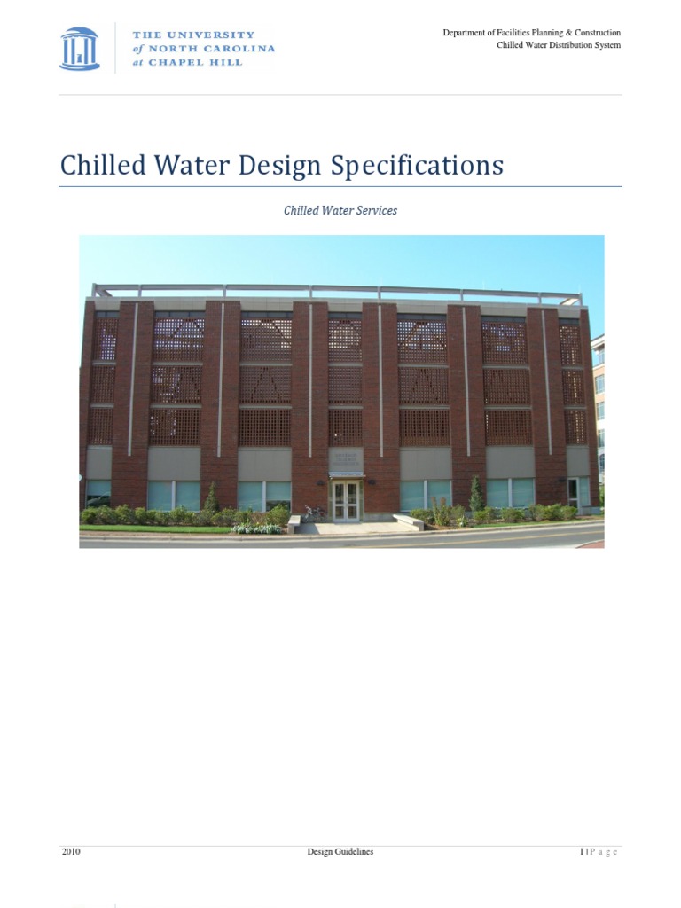 Chilled Water System Design Guidelines | PDF | Heat Exchanger | Pipe ...