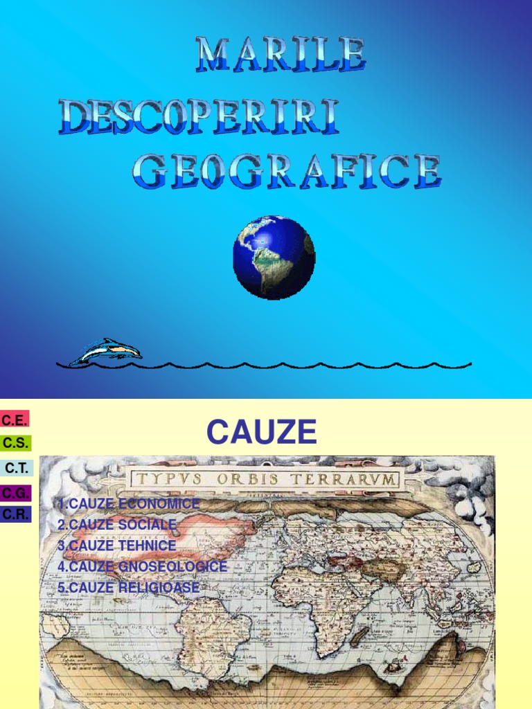 Marile descoperiri geografice-powerpoint