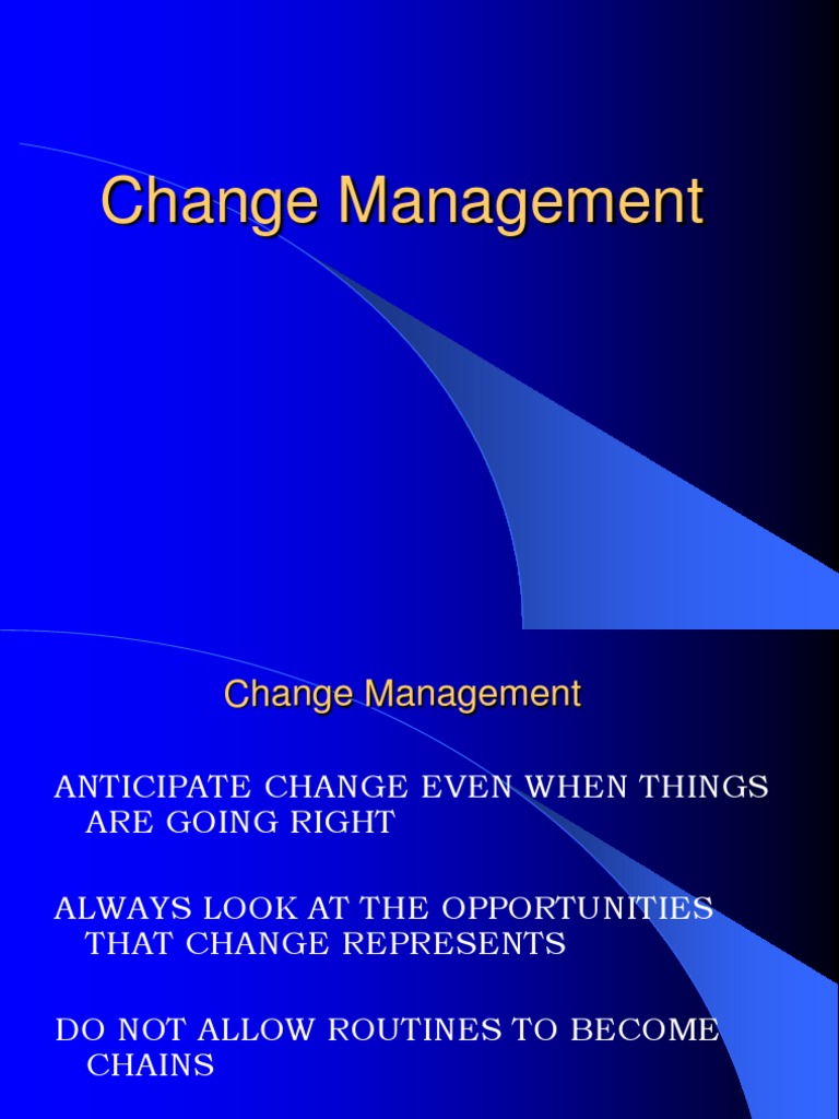 Unit I Personal Change | PDF | Self Esteem | Change Management