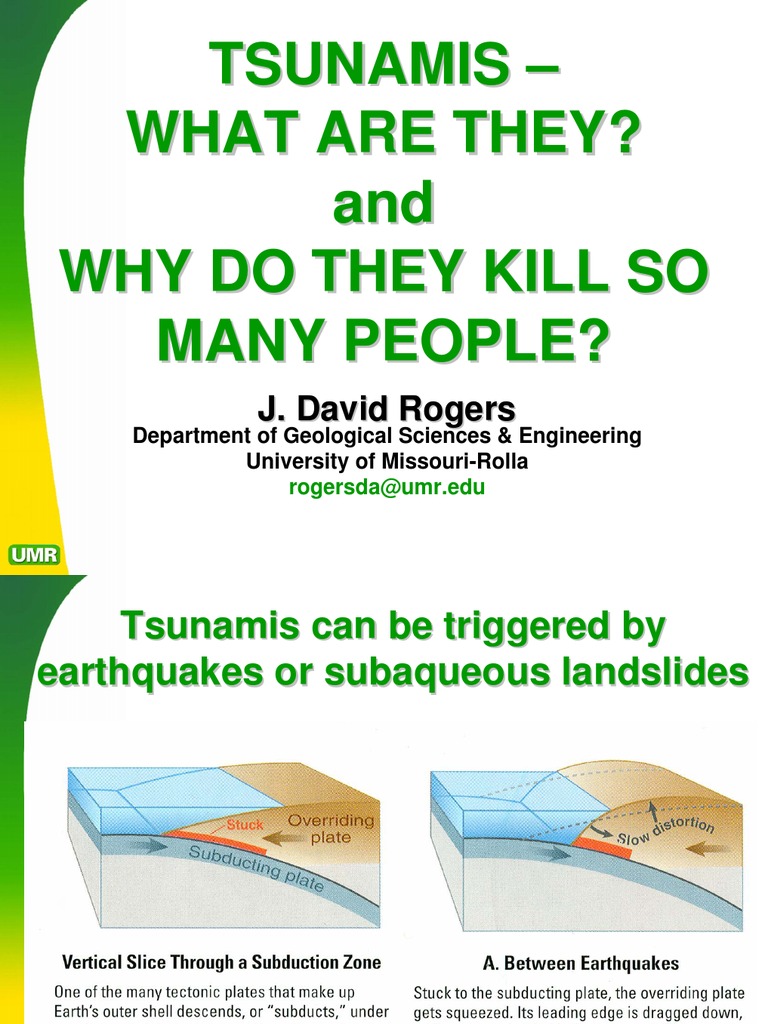 Tsunamis PPT Presentation | PDF | Tsunami | Earthquakes