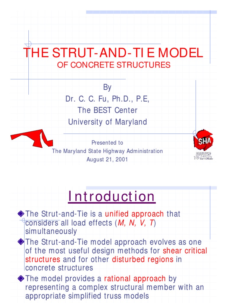 Strut-and-Tie Model for Concrete Design | PDF | Truss | Plasticity ...
