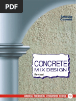 C40 Concrete Mix Design | PDF | Construction Aggregate | Density