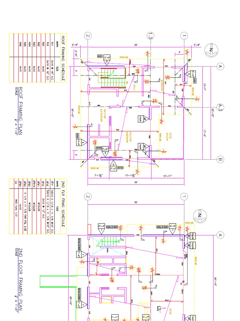 Wood Frame Drawings | PDF
