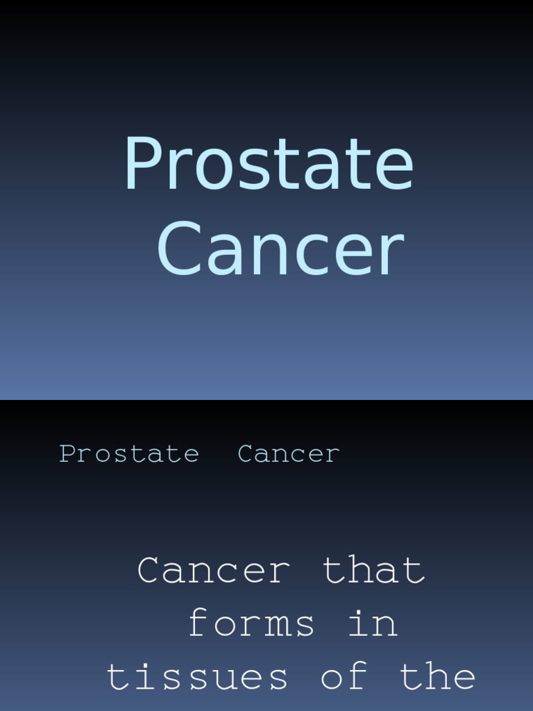 Prostate Cancer | PDF | Prostate Cancer | Prostate