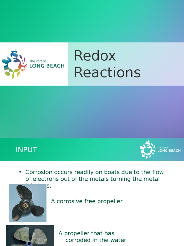 High School Science - Redox Reactions | PDF | Redox | Corrosion