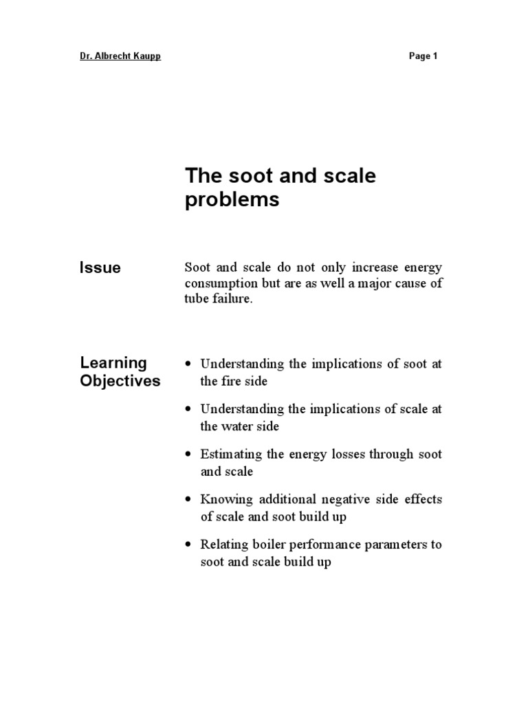 Soot & Scale | PDF | Boiler | Chimney