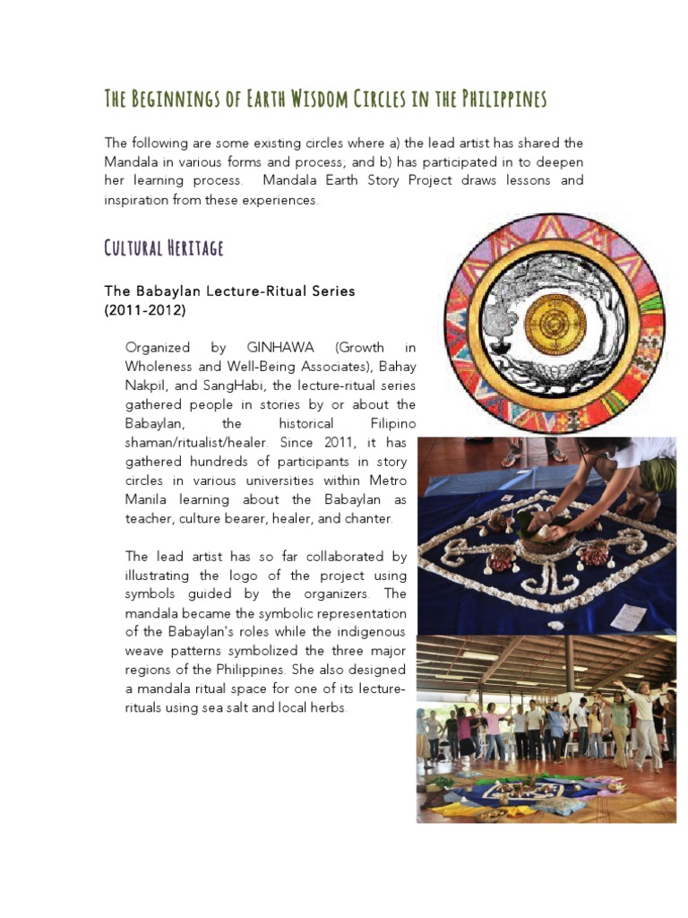 First Earth Wisdom Circles | PDF | Peace | Interfaith Dialogue