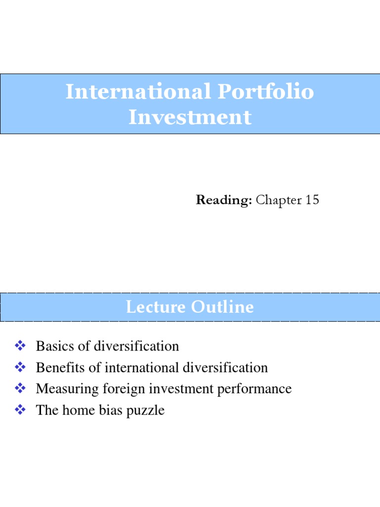 International Portfolio Investments | Download Free PDF ...