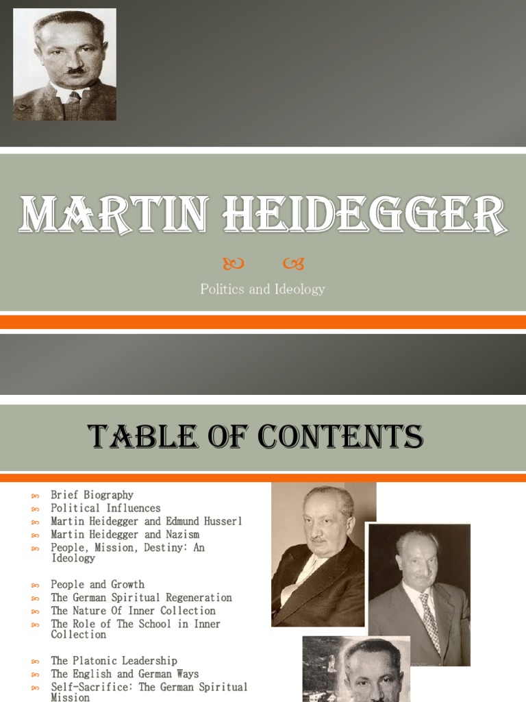 Chapter 18 Martin Heidegger | PDF | Martin Heidegger | Nazi Germany