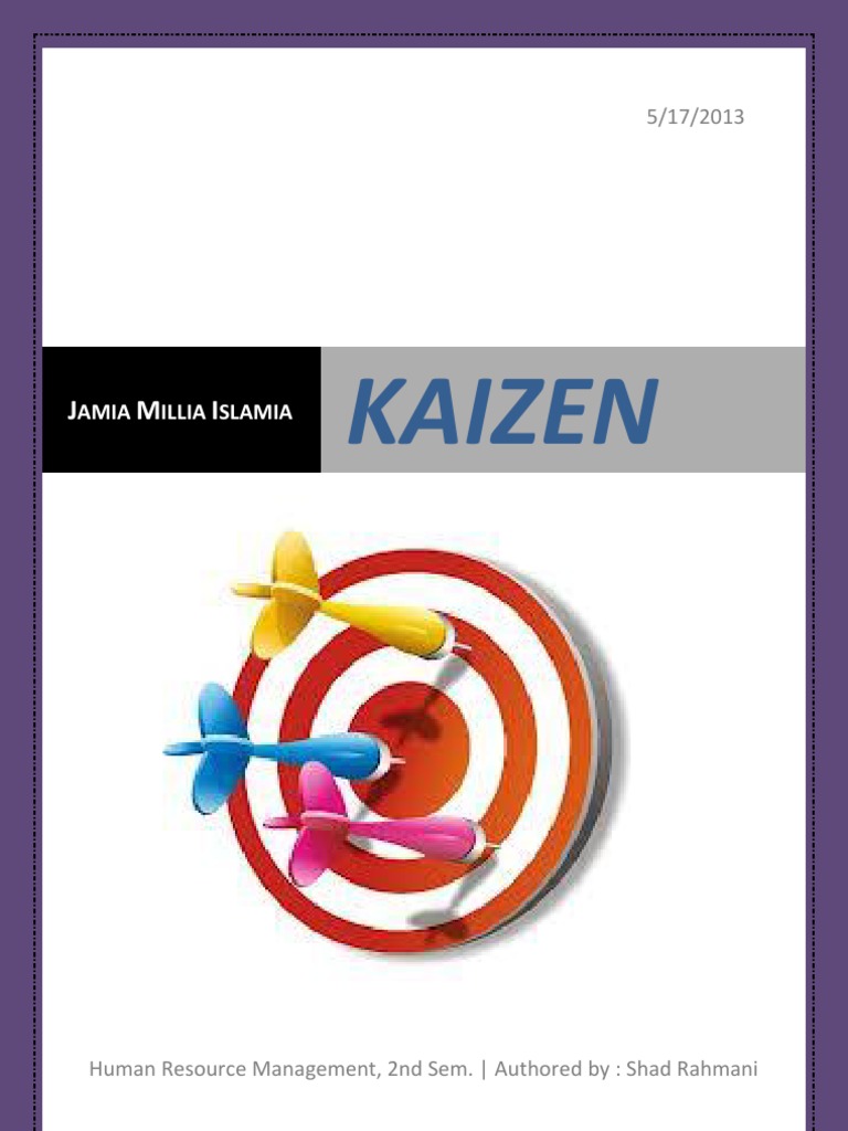 Kaizen : Techniques and Case studies | Quality Management | Innovation
