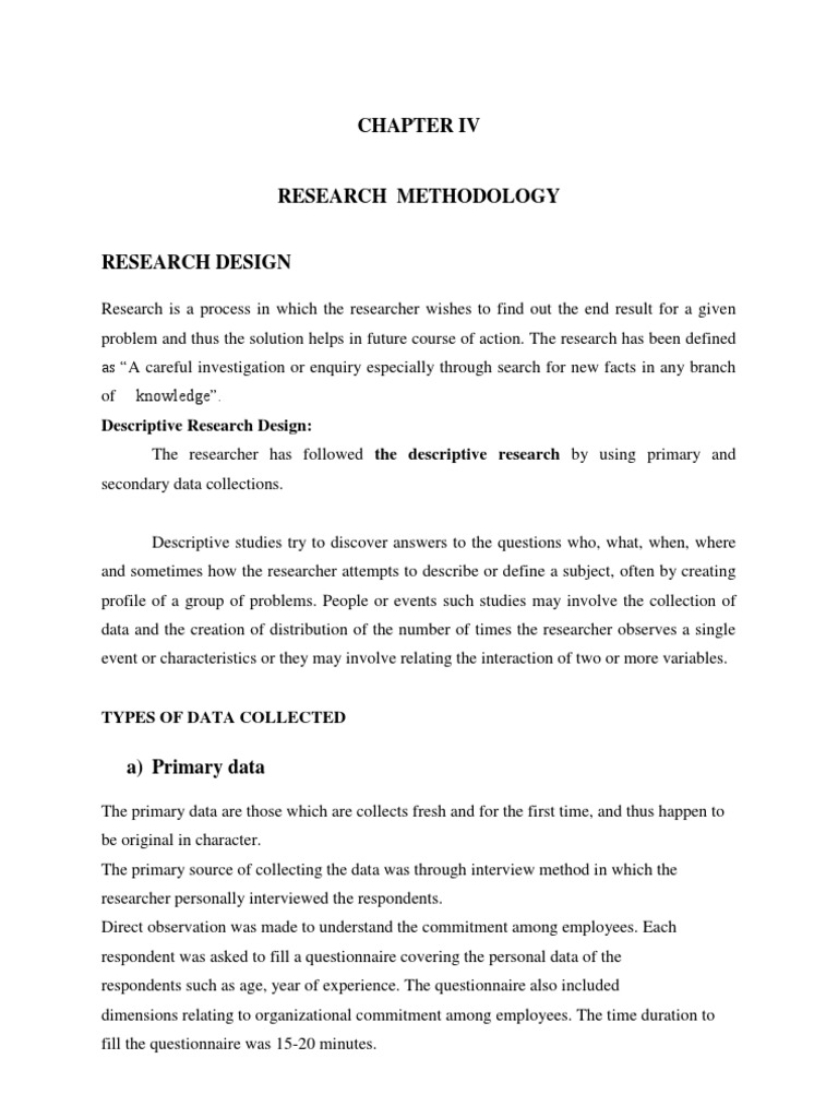 Descriptive Research Design | PDF | Research Design | Statistical Theory