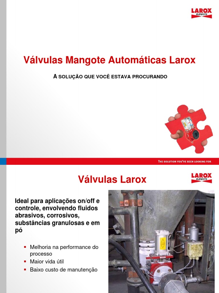 Apresentação Válvulas Larox | PDF | Corrosão | Engenharia Mecânica
