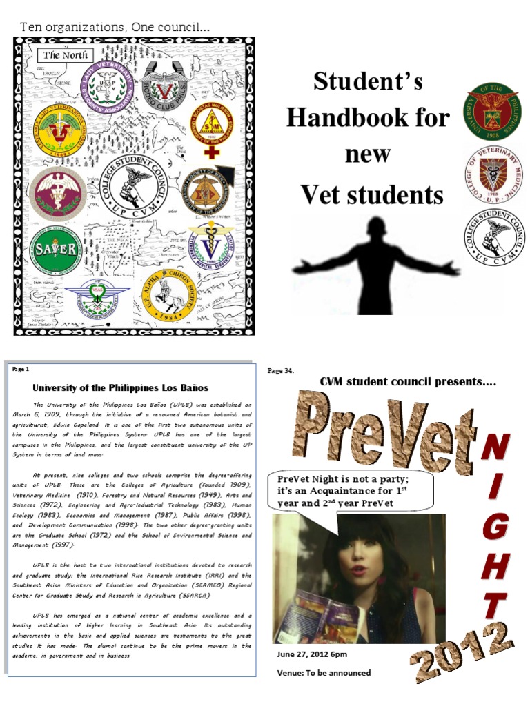 CVM New Freshman Student Handbook | Download Free PDF | Academia | Schools