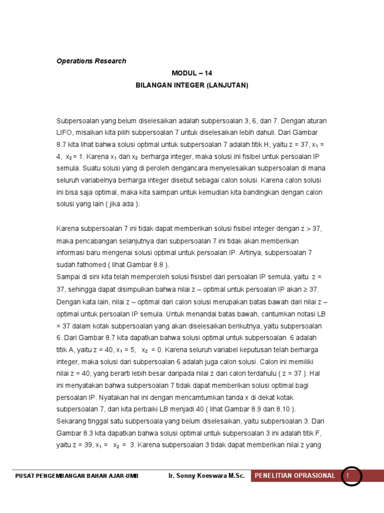 Bilangan Integer | PDF | Metode & Bahan Ajar