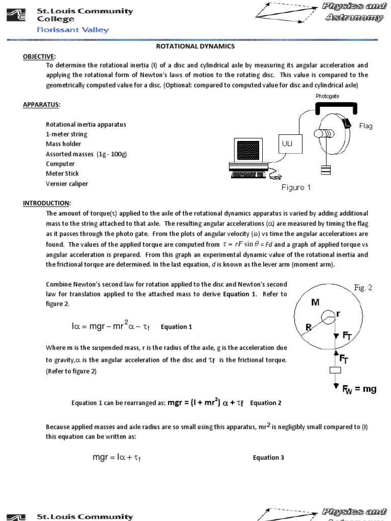Rotational Dynamics: Objective | PDF | Torque | Rotation Around A Fixed Axis