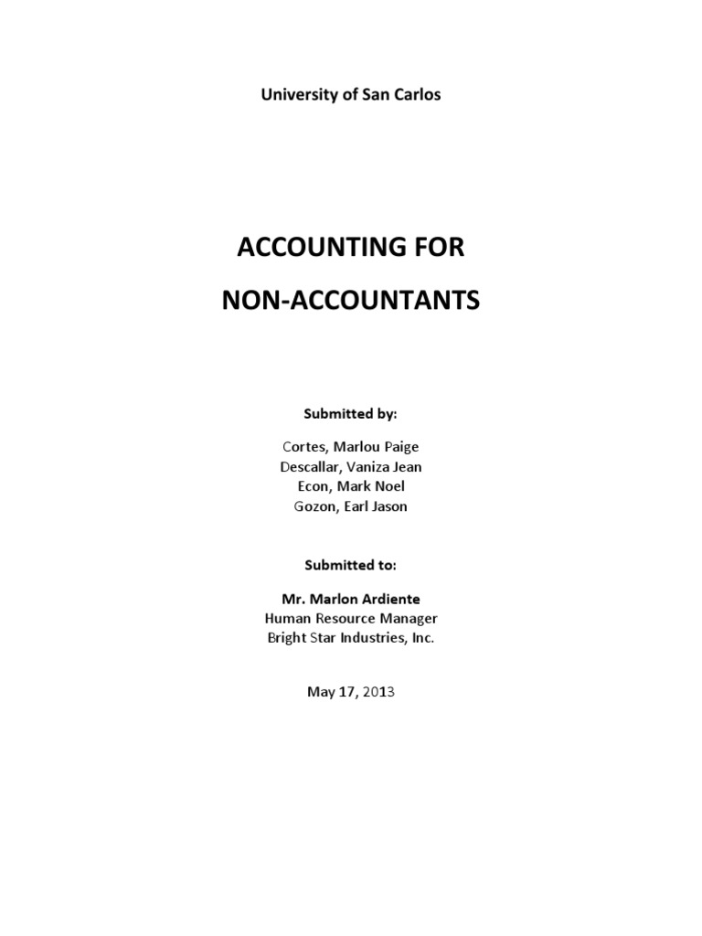 Accounting Basics for Non-Accountants | PDF | Payroll | Debits And Credits