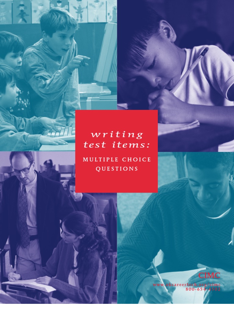 Writing Test Items:: Multiple Choice Questions | PDF | Multiple Choice ...