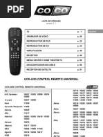 Codigos para Control Directv | PDF