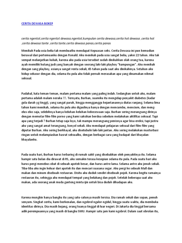 Cerita Birahi Hot 2013 | PDF