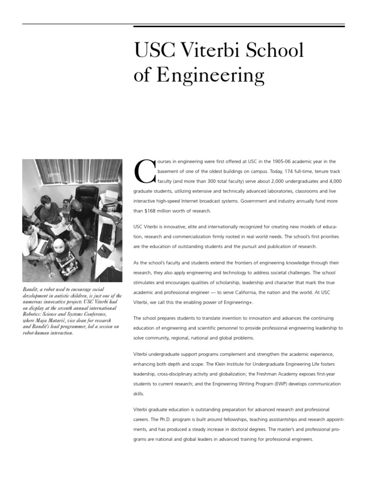 Usc Brochure | PDF | Postgraduate Education | Academic Degree