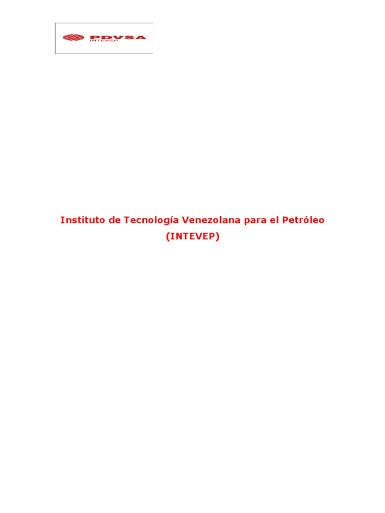 INTEVEP | PDF | Petróleo | Gasolina