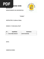 Estructuras Dinámicas de Datos, Listas y Colas | PDF | Puntero ...