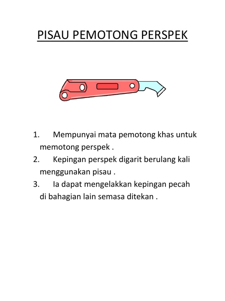 Pisau Pemotong Perspek | PDF