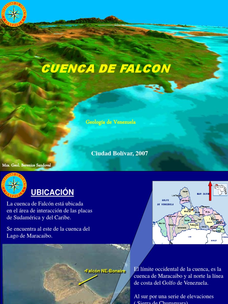 Cuenca de Falcon Geologia de Venezuela | PDF | Roca (geología) | Cretáceo