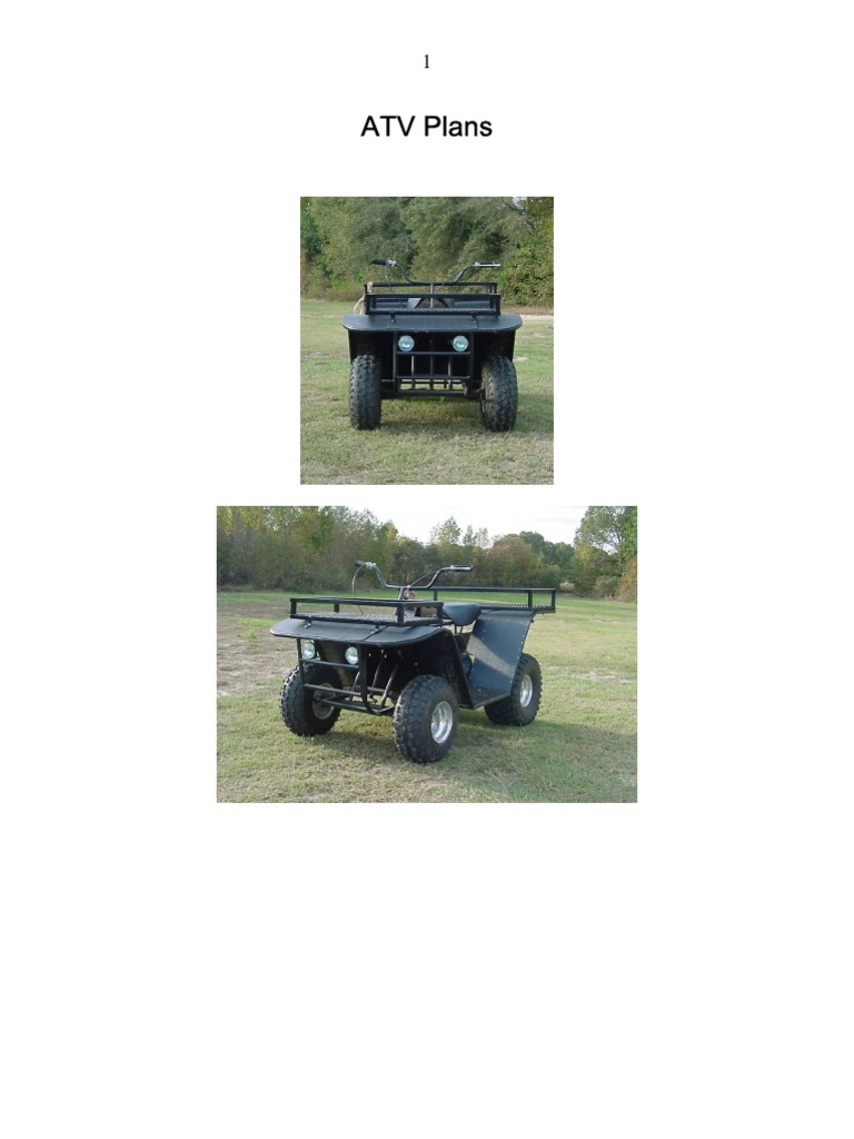 atv plans | Axle | Screw