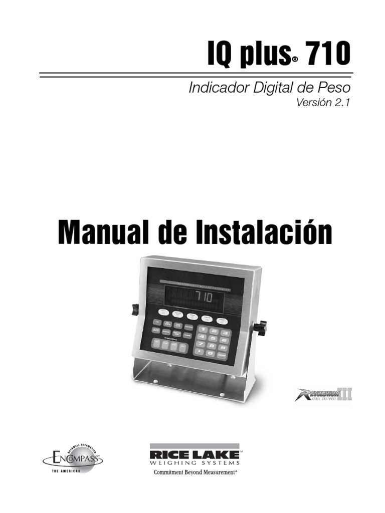 IQ Plus 710: Indicador Digital de Peso | Descargar gratis PDF ...