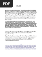 Chothe Tribe | PDF