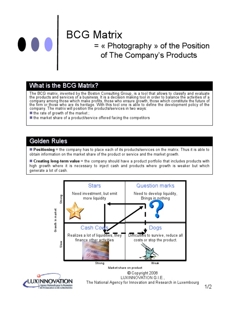 BCG Matrix Marketing | PDF