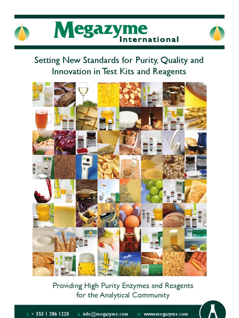 Megazyme Generic Flyer | PDF | Sugar Substitute | Metabolism