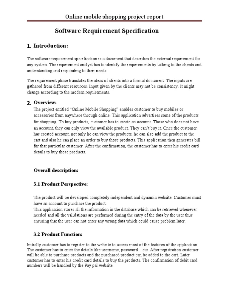 Online Shopping Project Report | PDF | Software Testing | Conceptual Model