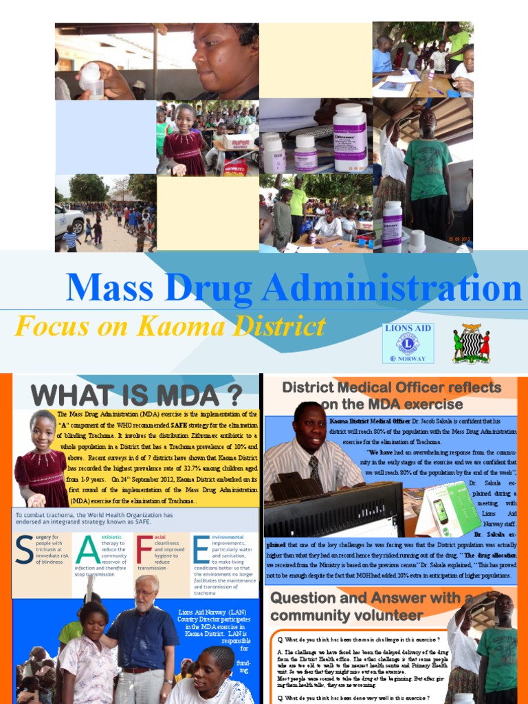 Kaoma District Mass Drug Administration | PDF | Health Care | Public Health