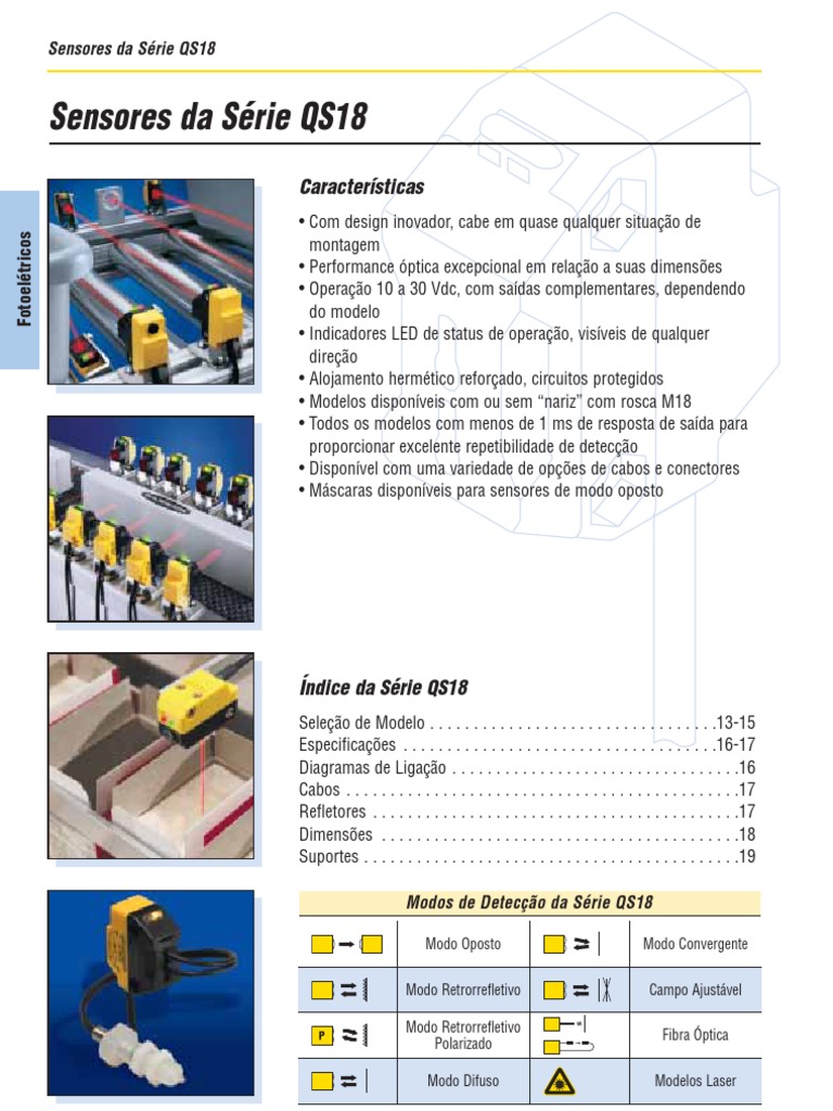 Sensores Opticos | Download grátis PDF | Diodo emissor de luz | Laser