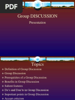 Case Based Group Discussion | PDF | Conversation | Body Language