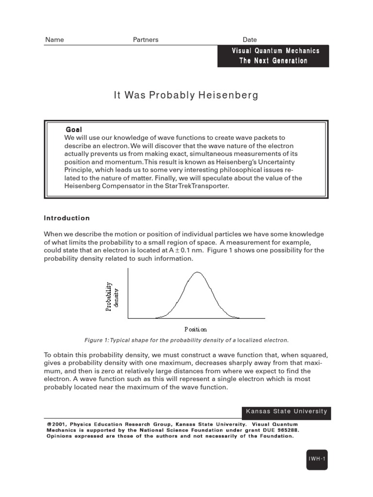 Heisenberg | PDF | Uncertainty Principle | Waves